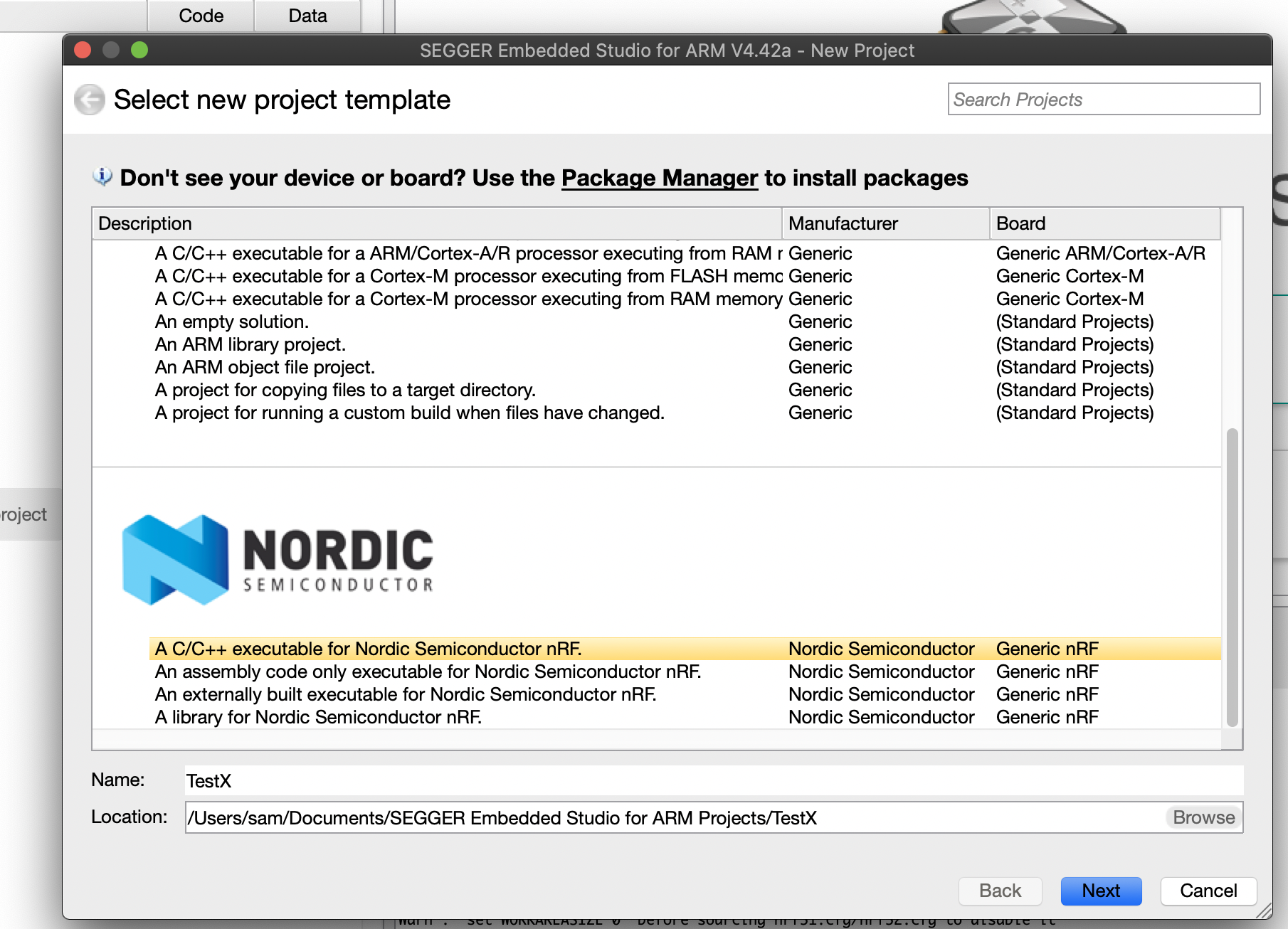 Debug Particle Argon with Segger Embedded Studio - GXNT TECH PRIVATE ...